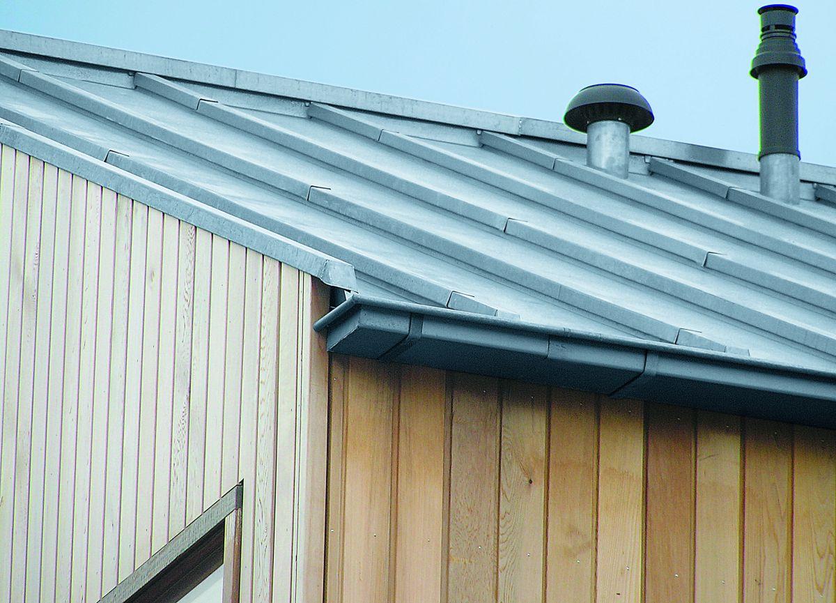 Rynny prostokątne i kwadratowe z tytan-cynku RHEINZINK